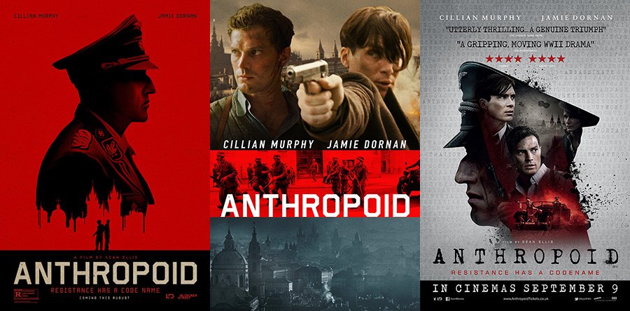 OPERACIÓN ANTHROPOID posters - Web de cine fantástico, terror y ciencia ...