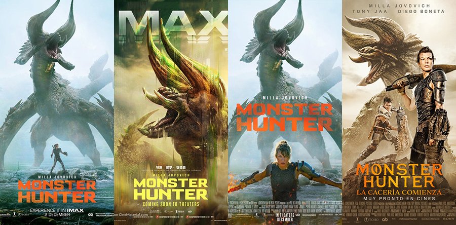 MONSTER HUNTER posters - Web de cine fantástico, terror y ciencia ficción