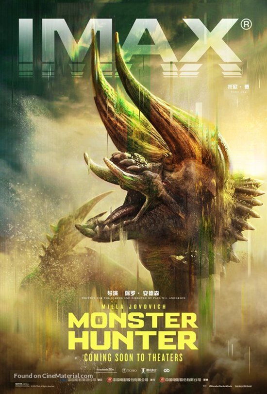 MONSTER HUNTER posters - Web de cine fantástico, terror y ciencia ficción