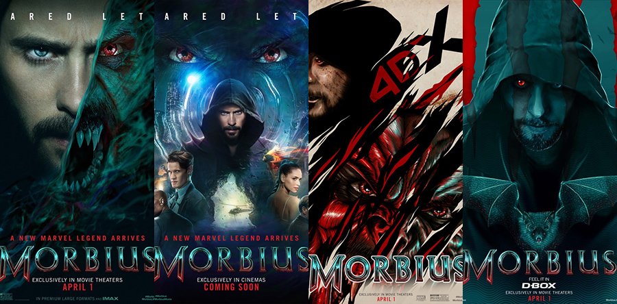 MORBIUS posters - Web de cine fantástico, terror y ciencia ficción